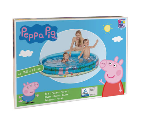 Happy People Zwembad Peppa Pig 3 ringen 150x25 cm kopen? | vidaXL.nl