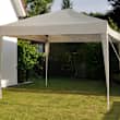 HI Sammenleggbart partytelt 3x3 m beige | vidaXL.no