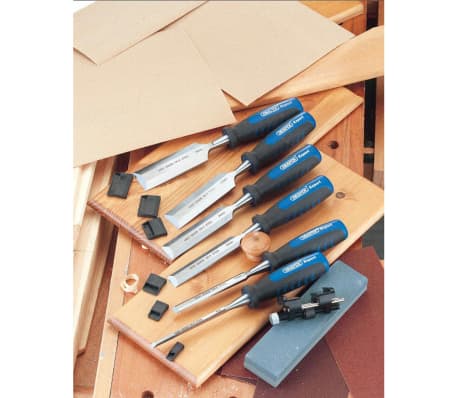 Draper Tools Eight Piece Wood Chisel Set 88605 | vidaXL.co.uk