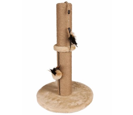 FLAMINGO Cat Scratching Post Indian Beige 50 cm 560314