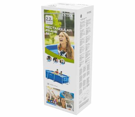 Intex Swimming Pool Rectangular Frame 220x150x60 cm 28270NP | vidaXL.ie