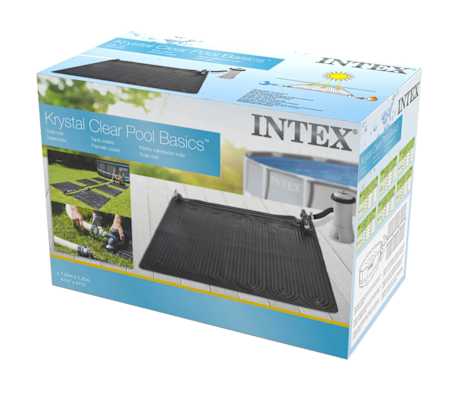 Intex Χαλάκι Ηλιακής Θέρμανσης Μαύρο 1,2 x 1,2 μ. από PVC 28685 | vidaXL.gr