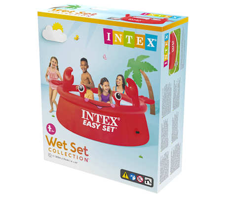 INTEX Zwembad Easy Set Happy Crab opblaasbaar 183x51 cm kopen? | vidaXL.nl