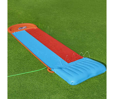 Bestway Νεροτσουλήθρα H2OGO Water Slide Tsunami Splash Ramp Double ...