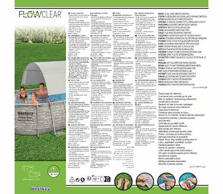 Bestway Above Ground Pool Canopy White | vidaXL.ie