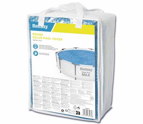 Bestway Solar Pool Cover Flowclear 305 cm | vidaXL.com.au