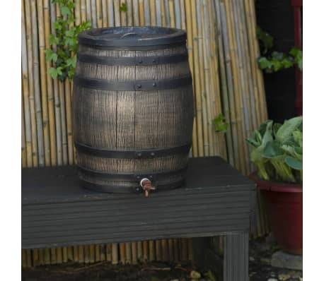 Nature Regenton met hout-look 50 L 38x49,5 cm bruin kopen? | vidaXL.nl