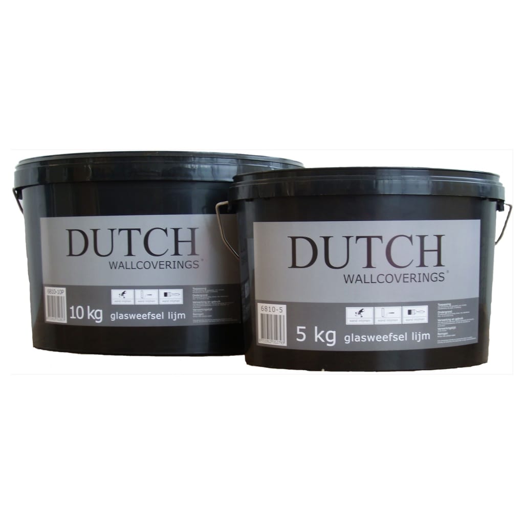 DUTCH WALLCOVERINGS Klej do tapet z włókna szklanego, 10 kg - Dutch ... DUTCH WALLCOVERINGS Klej do tapet z włókna szklanego, 10 kg - Dutch ...
