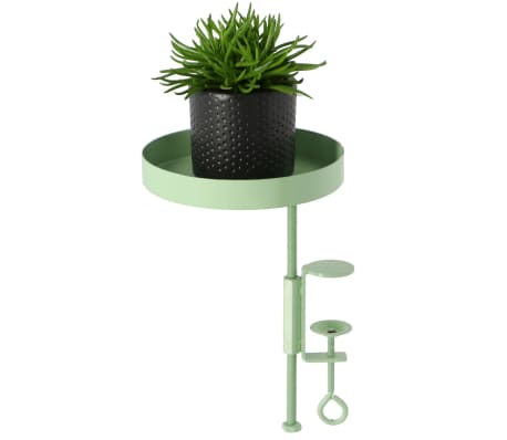Esschert Design Plant Tray with Clamp Round Green S | vidaXL.ie