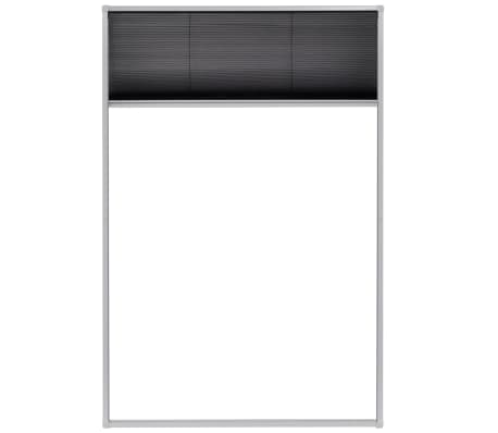 vidaXL plisseret insektnet til vinduer aluminium 80 x 120 cm | vidaXL.dk
