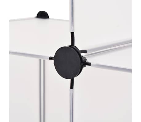 vidaXL Dulap de depozitare tip cub, 6 compartimente, alb | vidaXL.ro