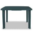 vidaXL Garden Table White 101x68x72 cm Plastic | vidaXL.com.au