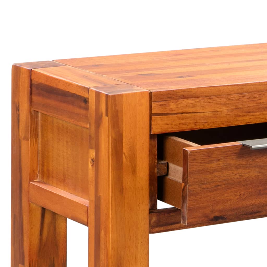 Table Console Table D appoint Bois D acacia Massif 86 X 30 X 75 Cm