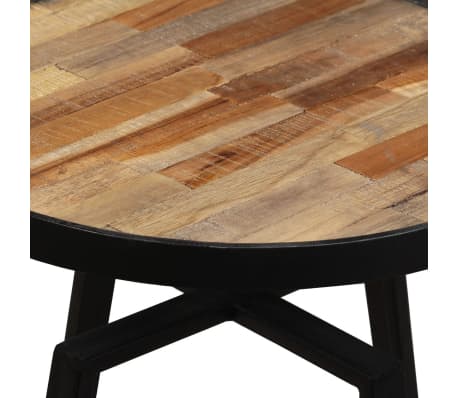 vidaXL Side Table Round Solid Reclaimed Teak | vidaXL.com