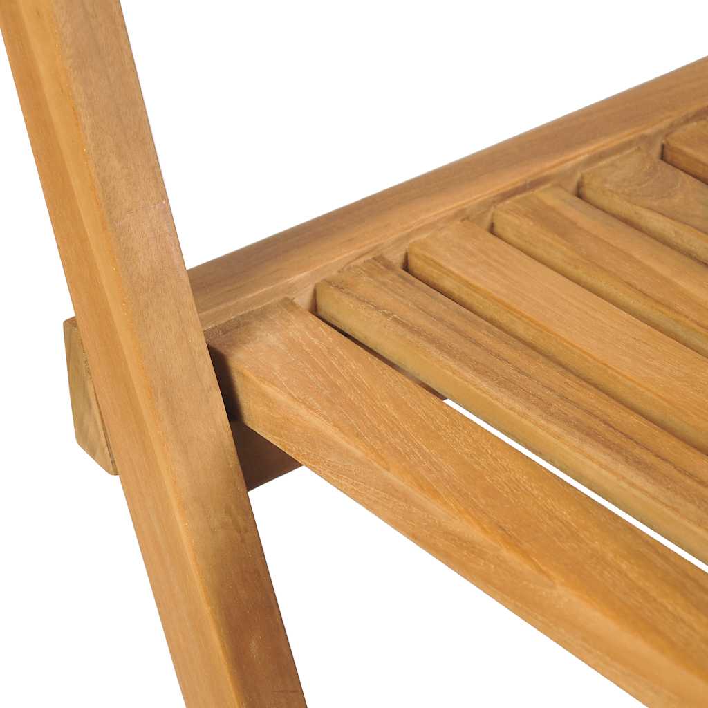 Klappbare Garten Barhocker 2 Stk Massivholz Teak Shoparamall