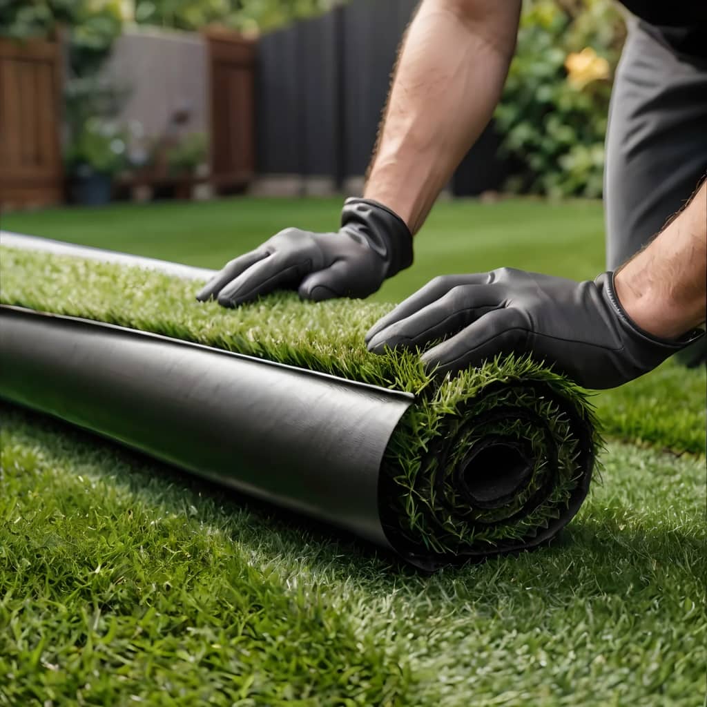Gazon Artificiel Gazon Synth tique Moquette Jardin1 5 X 10 M 40 Mm 
