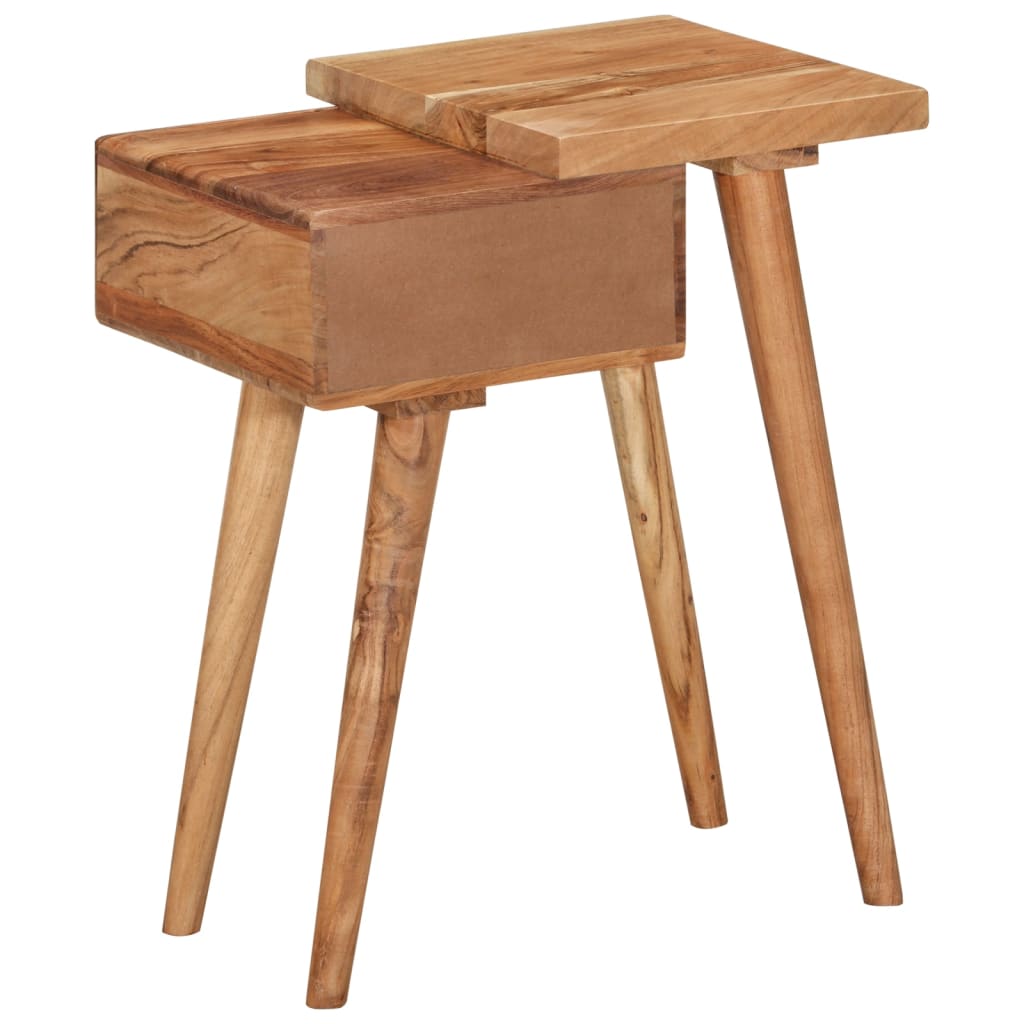 Nachttisch Akazienholz Massiv 45 X 32 X 55 Cm Weddig