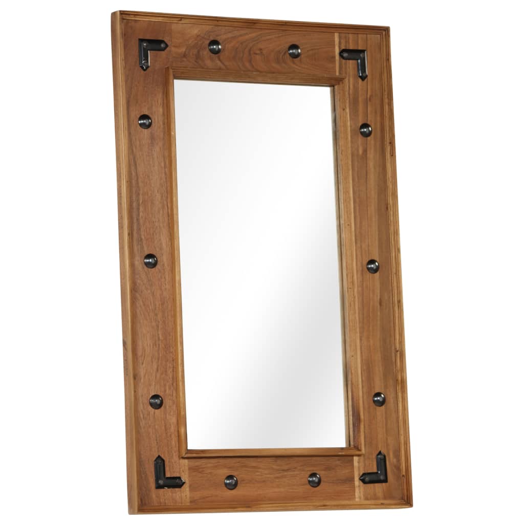 Ogledalo Od Masivnog Bagremovog Drva 50 X 80 Cm Megato hr