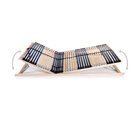 vidaXL lamelbund til seng med 42 lameller 7 zoner 120 x 200 cm | vidaXL.dk