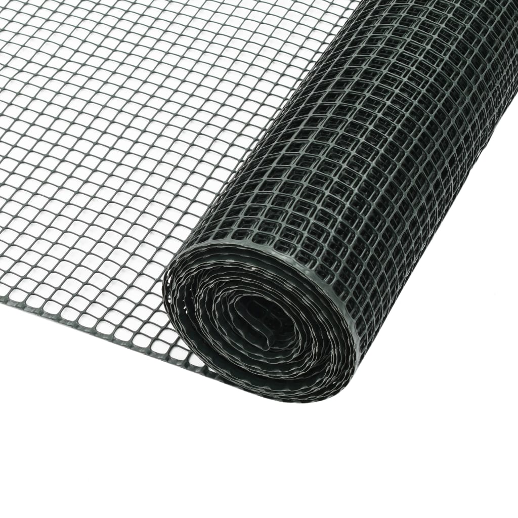 vidaXL Gjerdenetting for hage HDPE 10x0,6 m grønn