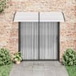 vidaXL Door Canopy | Black brackets, transparent sheets | vidaXL.com.au