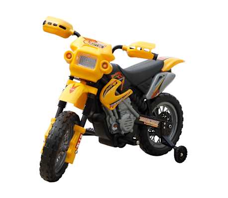 Kinder motor Crosser elektrisch 6 volt geel kopen? | vidaXL.nl