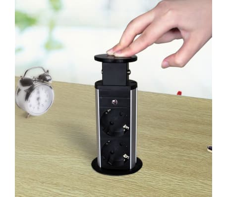 Versenkbare 3er Multi Steckdose | vidaXL.at