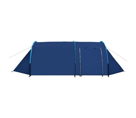 Waterproof Camping Tent 4 Persons Navy Blue/Light Blue | vidaXL.com