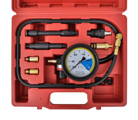 Automotive Diesel Gas Engine Cylinder Compression Leakdown Tester Gauge ...
