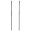 2 Telescopic Table Legs Black 710 mm-1100 mm | vidaXL.ie