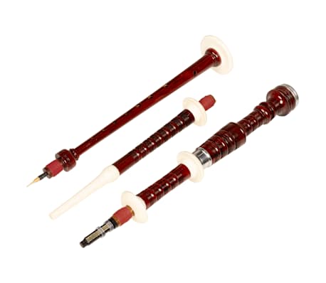 vidaXL Gaita escocesa de las Highland Royal Steward rojo | vidaXL.es