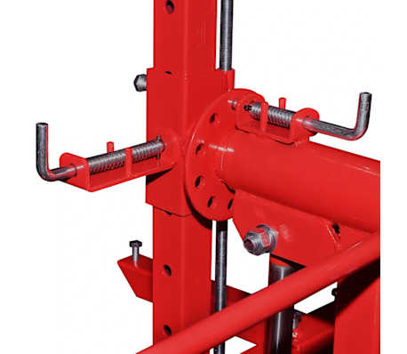 vidaXL Auto-Drehgestell Lackierständer Rot | vidaXL.at