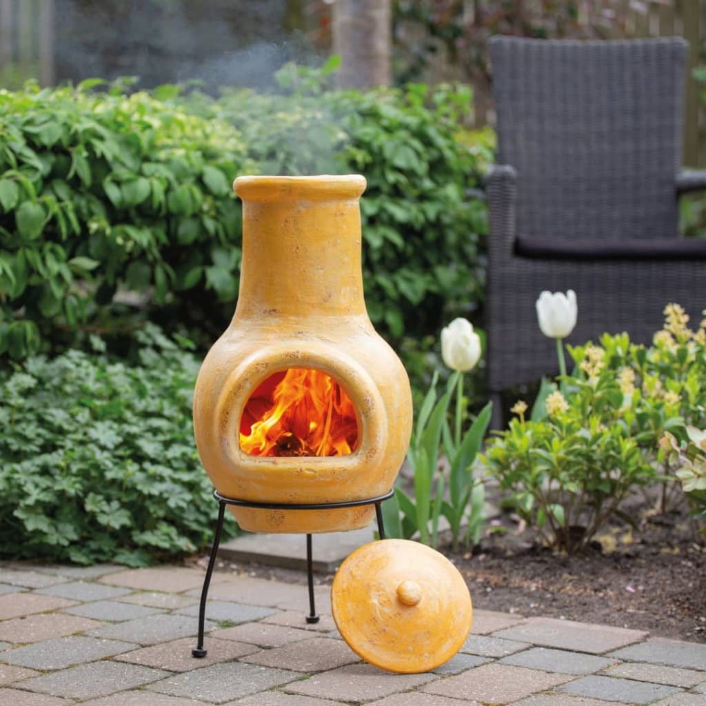 TMKaubad ee RedFire Kamin Tampico Kollane 31 X 31 X 68 Cm Savi