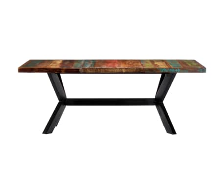 vidaXL Dining Table 200x100x75 cm Solid Reclaimed Wood | vidaXL.ie
