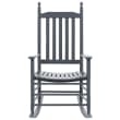 vidaXL Rocking Chair | Grey | Poplar hardwood | Standard | Rocking ...