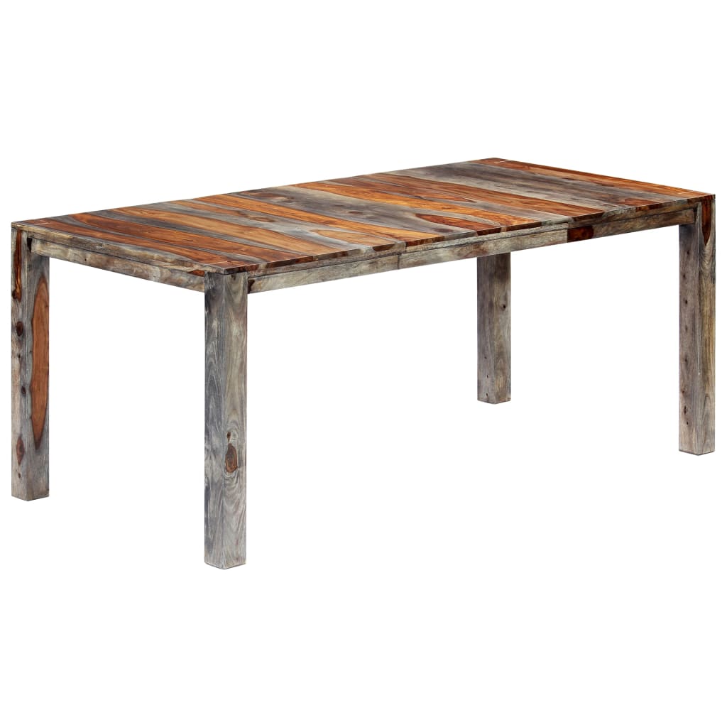 Esstisch Grau 180 X 90 X 76 Cm Massivholz Casasolido de