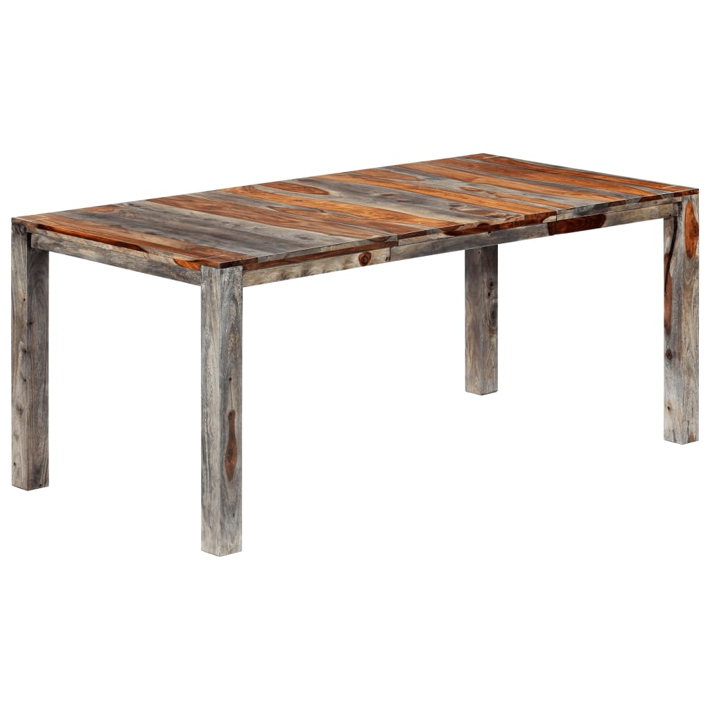 Esstisch Grau 180 X 90 X 76 Cm Massivholz Casasolido de
