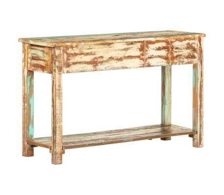 vidaXL Console Table 120x40x75 cm Solid Reclaimed Wood | vidaXL.com.au