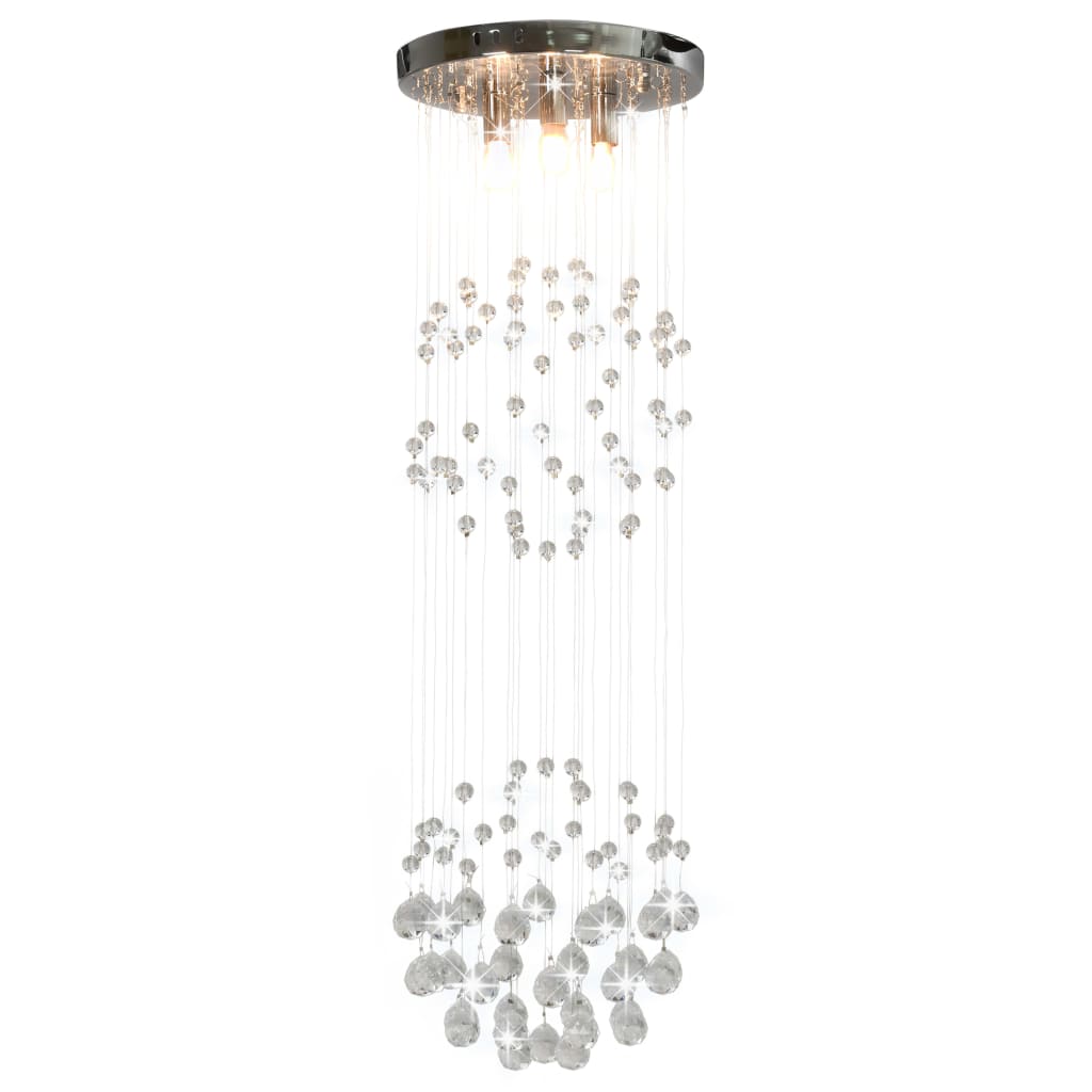 Stropn Lampa S Kri t likmi Strieborn Gu a 3 X G9 iarovky Online