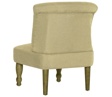 vidaXL Franse stoel stof groen online kopen | vidaXL.be