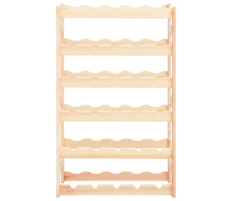 vidaXL Wine Rack for 30 Bottles Pinewood | vidaXL.com