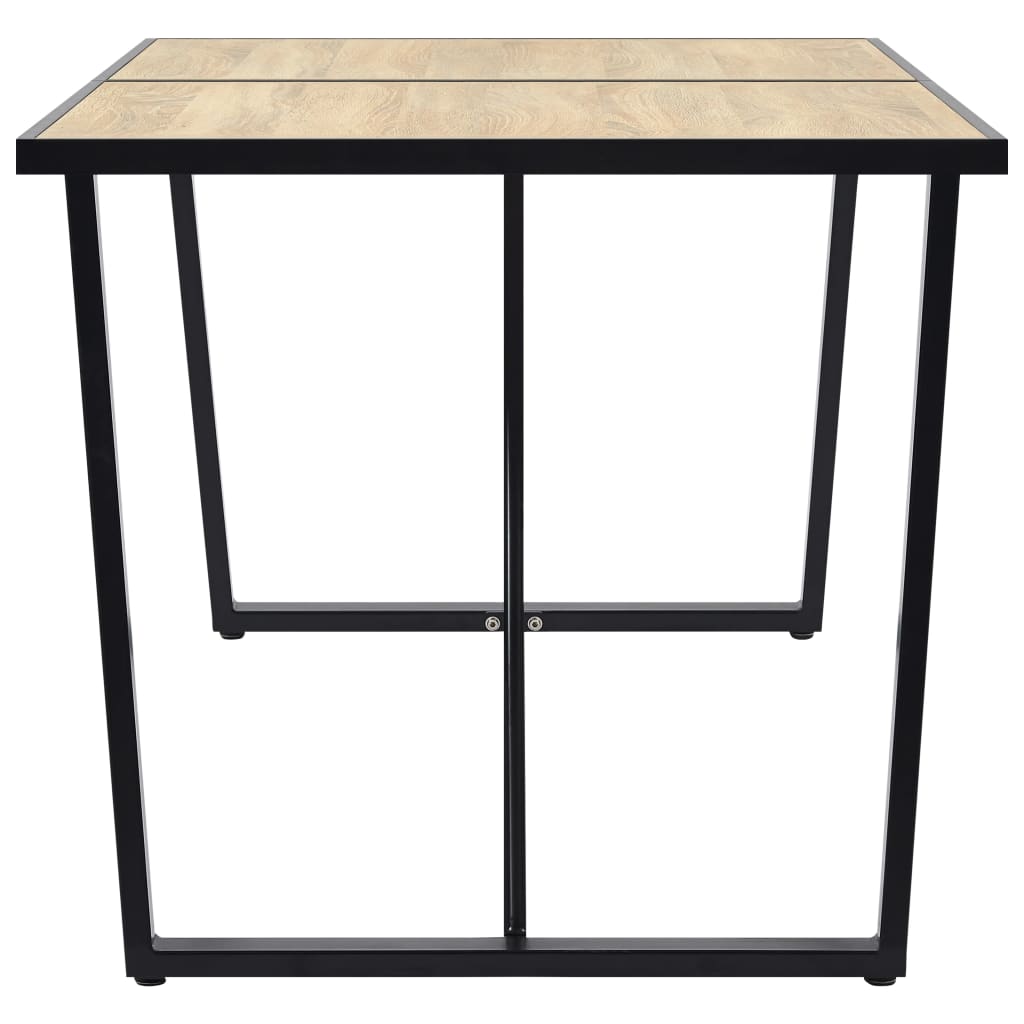 Dining Table Oak 160x80x75 Cm MDF Home And Garden All Your Home Dining Table Oak 160x80x75 Cm MDF Home And Garden All Your Home
