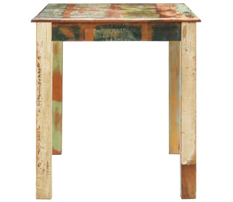 vidaXL Dining Table Solid Reclaimed Wood 140x70x76 cm | vidaXL.com.au