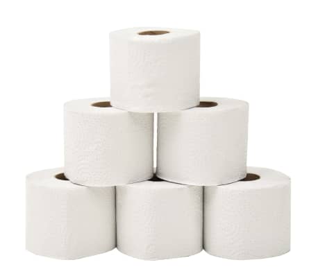 vidaXL Preget toalettpapir 2 lag 128 ruller 250 ark