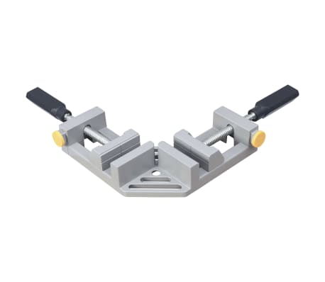 vidaXL Hoekklem met dubbel handvat 95 mm aluminium online kopen | vidaXL.be