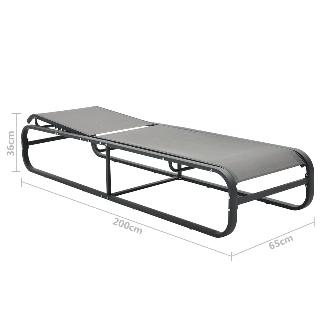 Sun Lounger Aluminium And Textilene Home And Garden All Your Home Sun Lounger Aluminium And Textilene Home And Garden All Your Home
