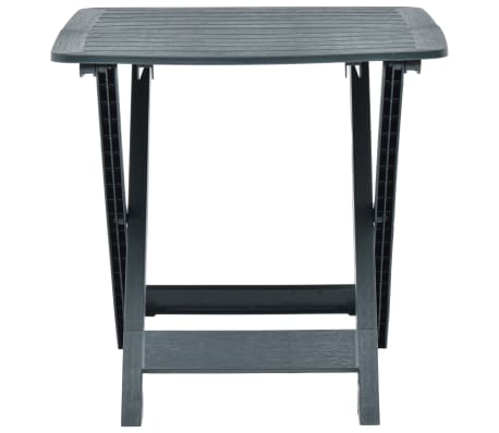 vidaXL Tuintafel inklapbaar 79x72x70 cm kunststof groen online kopen ...