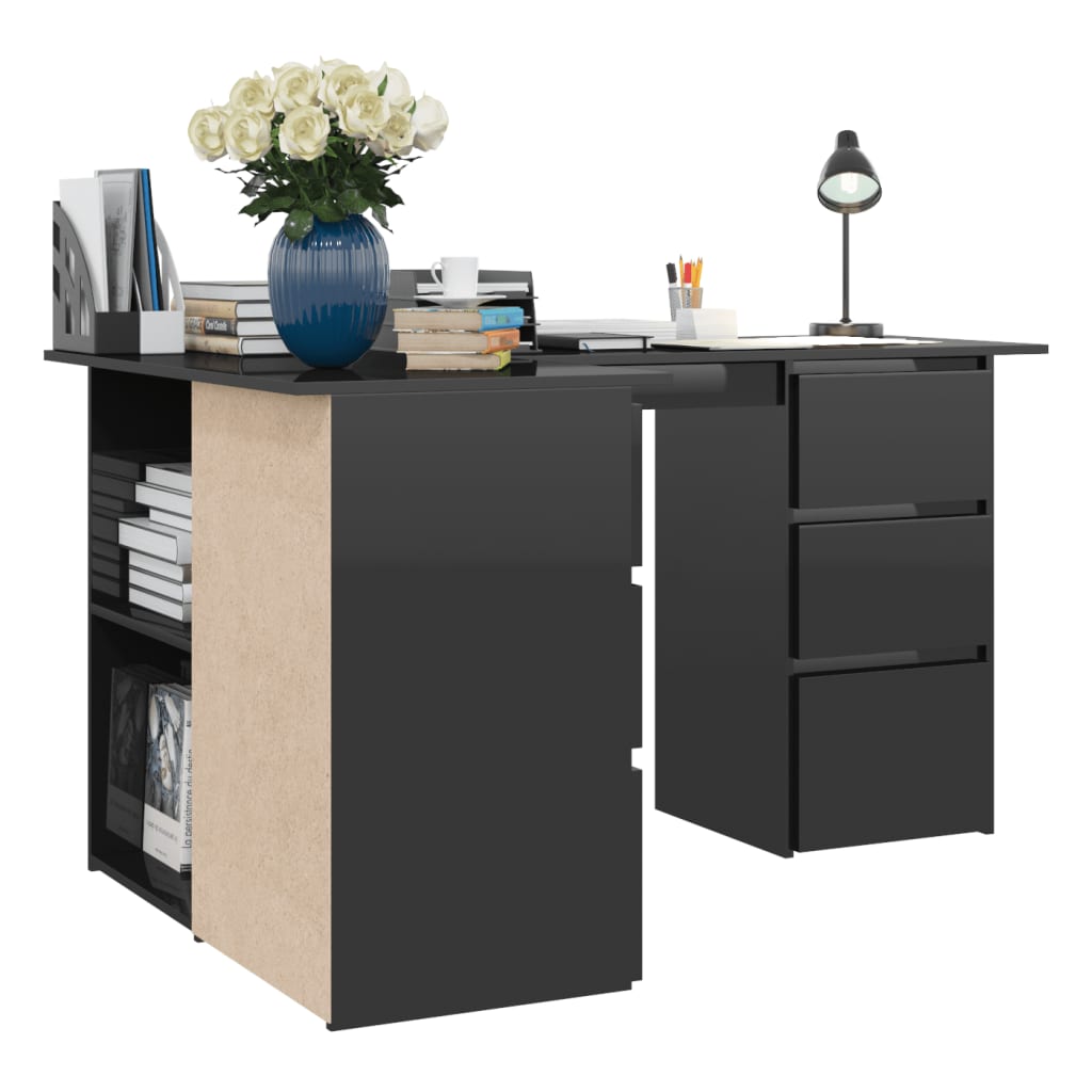 Corner Desk Chipboard Study Computer Desk Office Home Multi Colors ...
