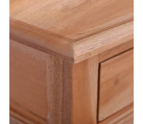 vidaXL Masă noptieră, 35 x 30 x 60 cm, lemn masiv de mahon | vidaXL.ro