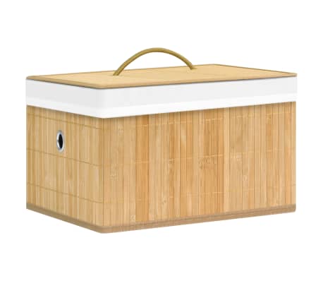 vidaXL Bamboo Storage Boxes 4 pcs | vidaXL.com.au